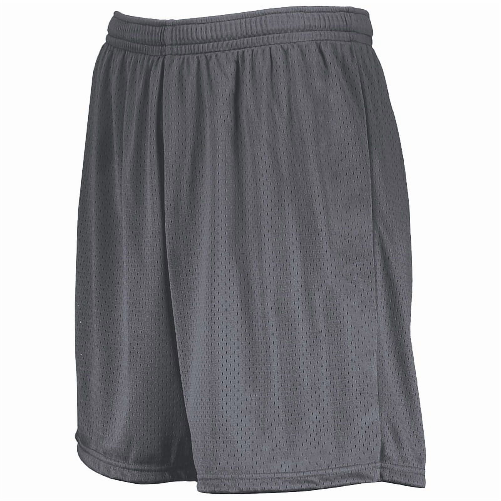Augusta Sportswear Men's Standard 7-Inch Modified Mesh Shorts, Graphite ...
