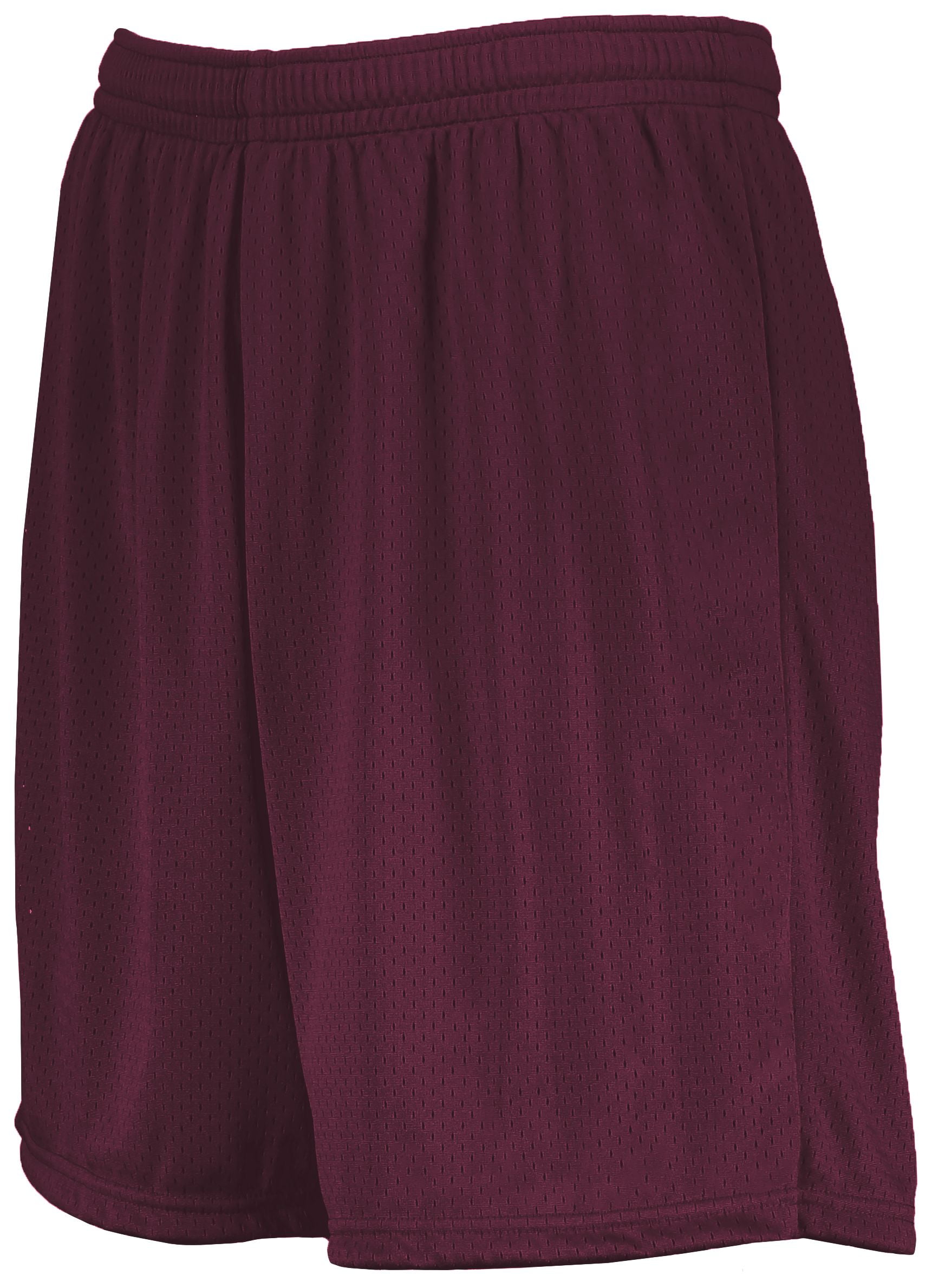 Augusta Sportswear Men's Standard 7-Inch Modified Mesh Shorts, Maroon ...