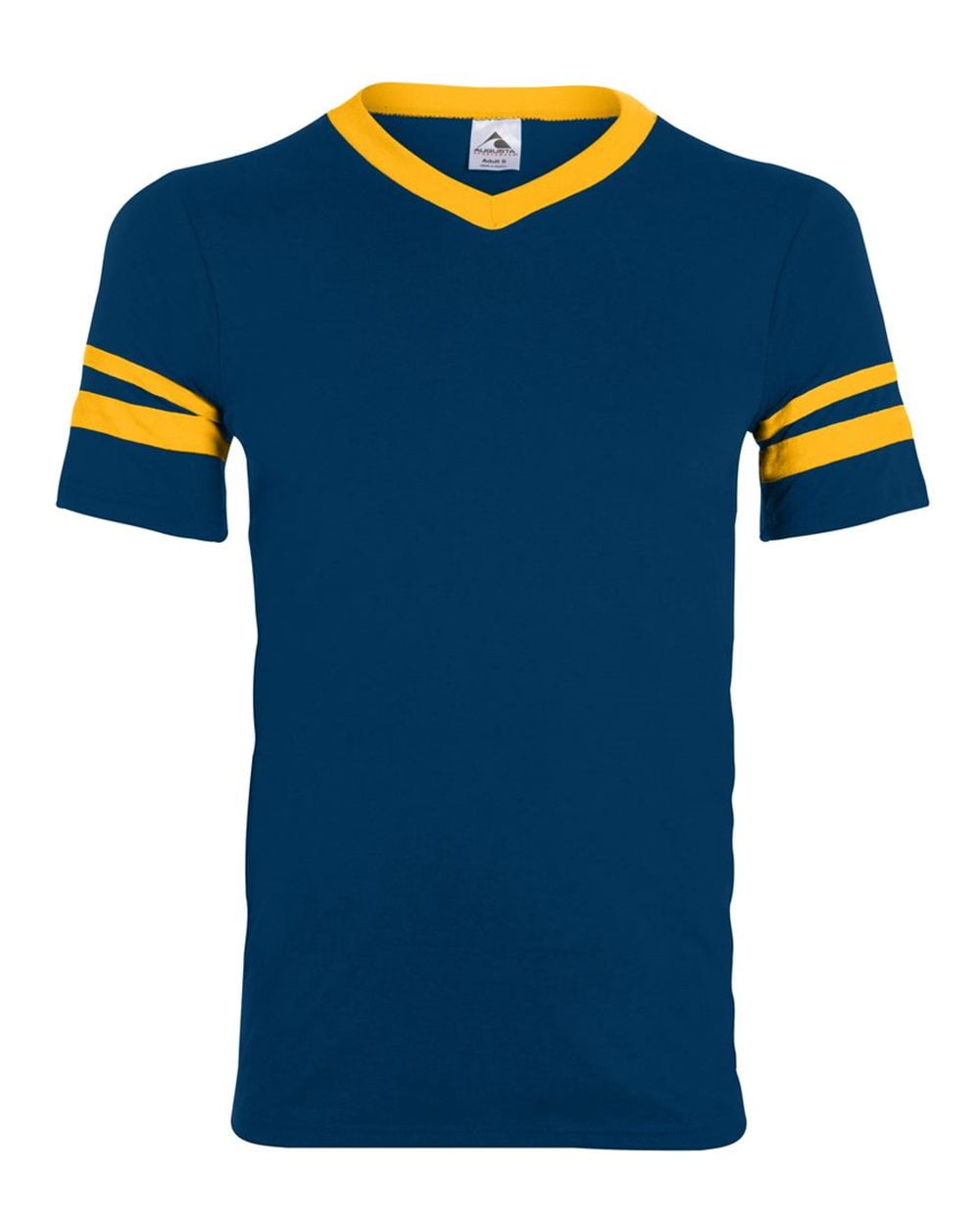Augusta Sportswear Men's XXX-Large Sleeve Stripe Jersey, Navy/Gold ...