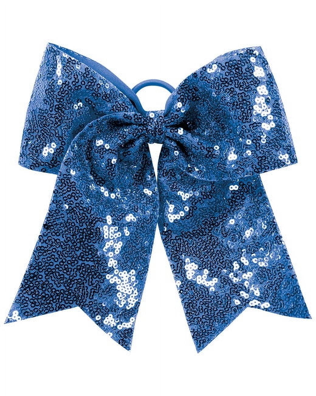 Augusta Sportswear - Sequin Cheer Hair Bow - Color - Royal - Size - One ...