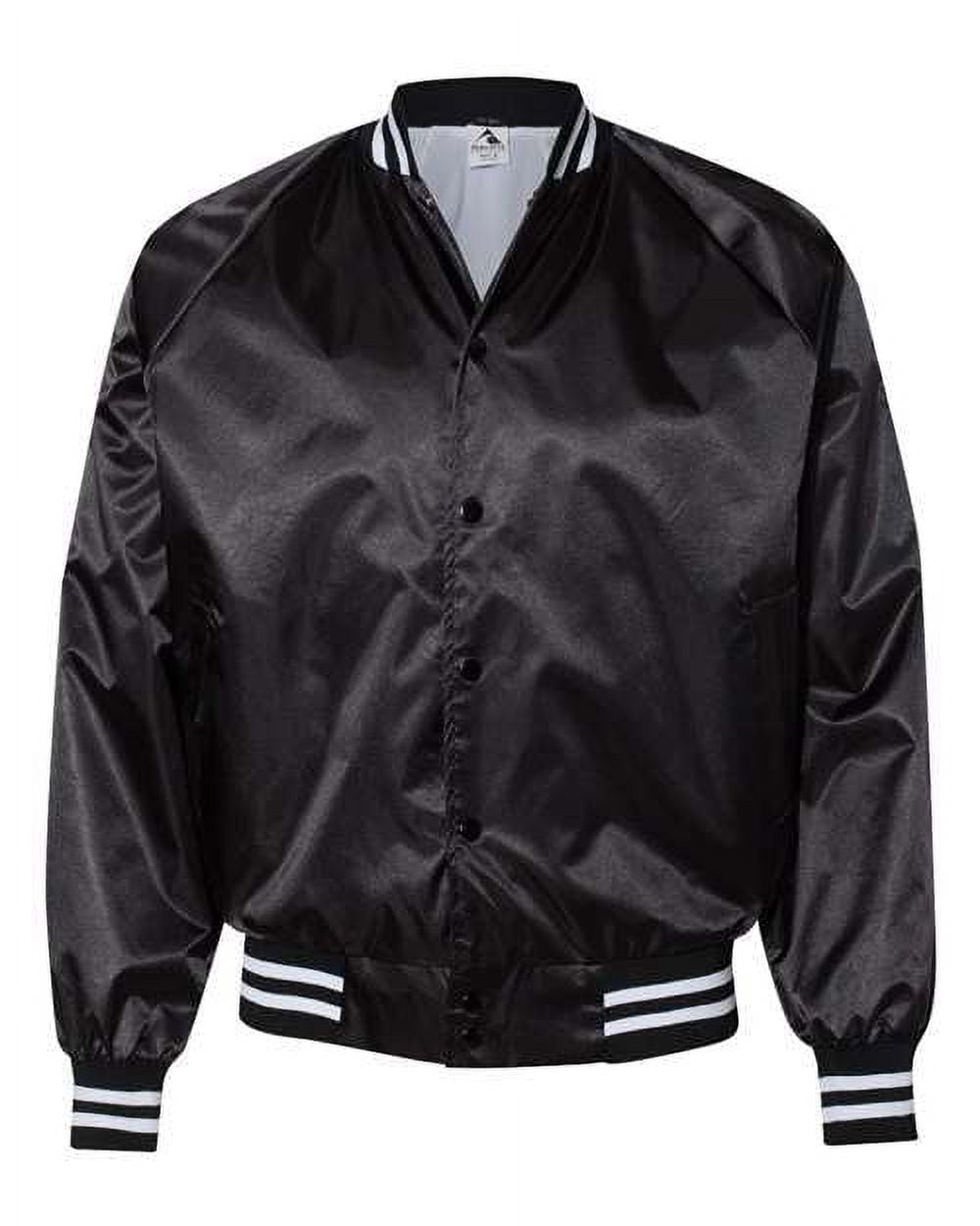 Augusta Sportswear Windbreaker Sports Jacket - Satin Baseball Striped ...