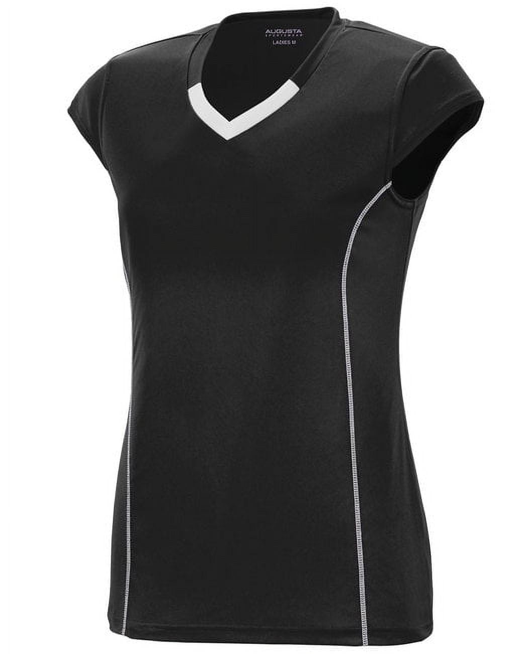 Augusta Sportswear Women's Blash Jersey 1218 - Black/White Size 2XL ...