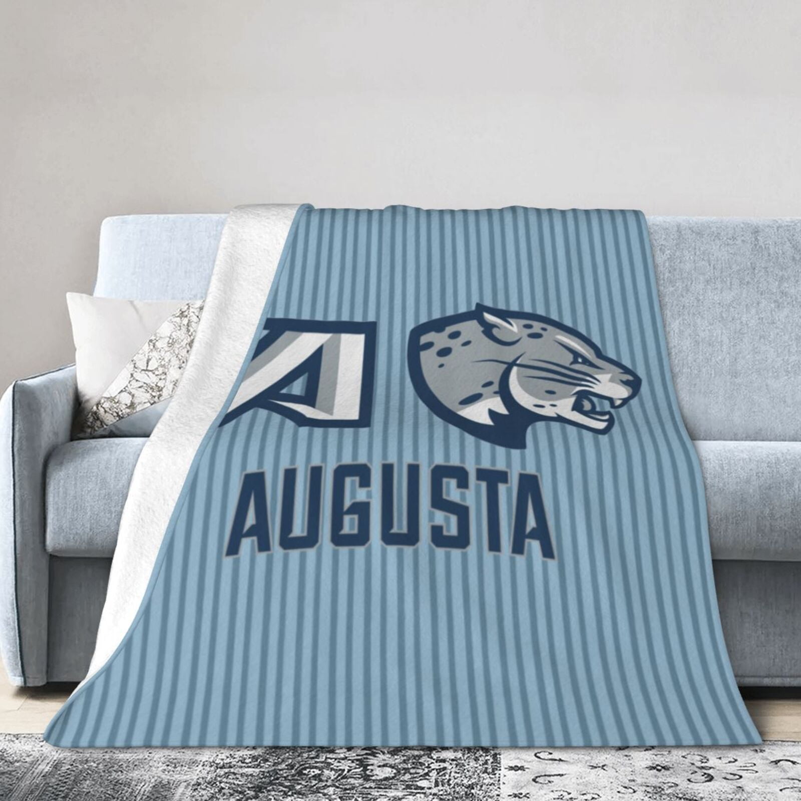 Augusta University-Logo Ultra-Soft Micro Fleece Blanket Multi-Size ...