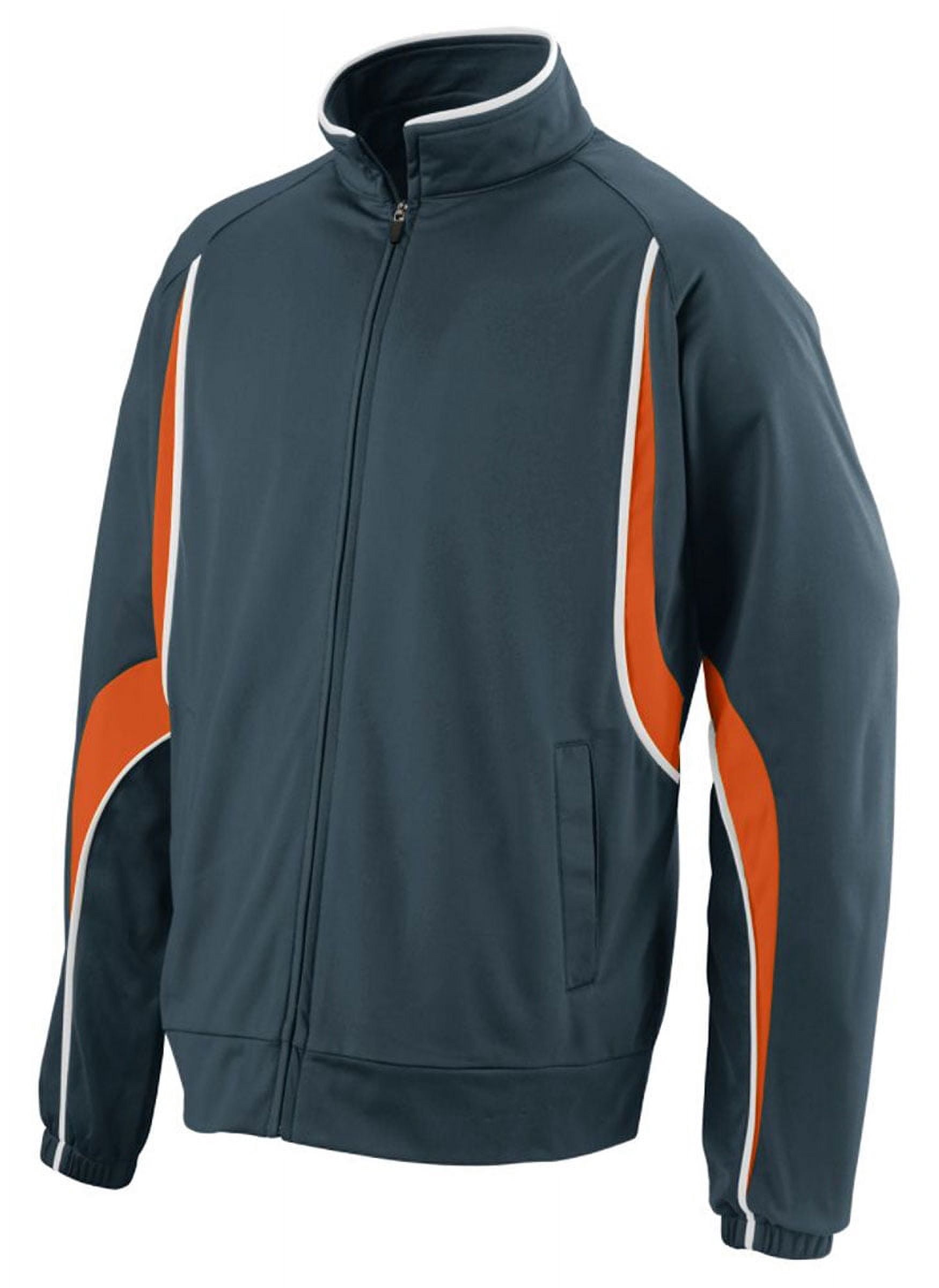 Augusta XL Rival Jacket Slate/Orange/White 7710 - Walmart.com