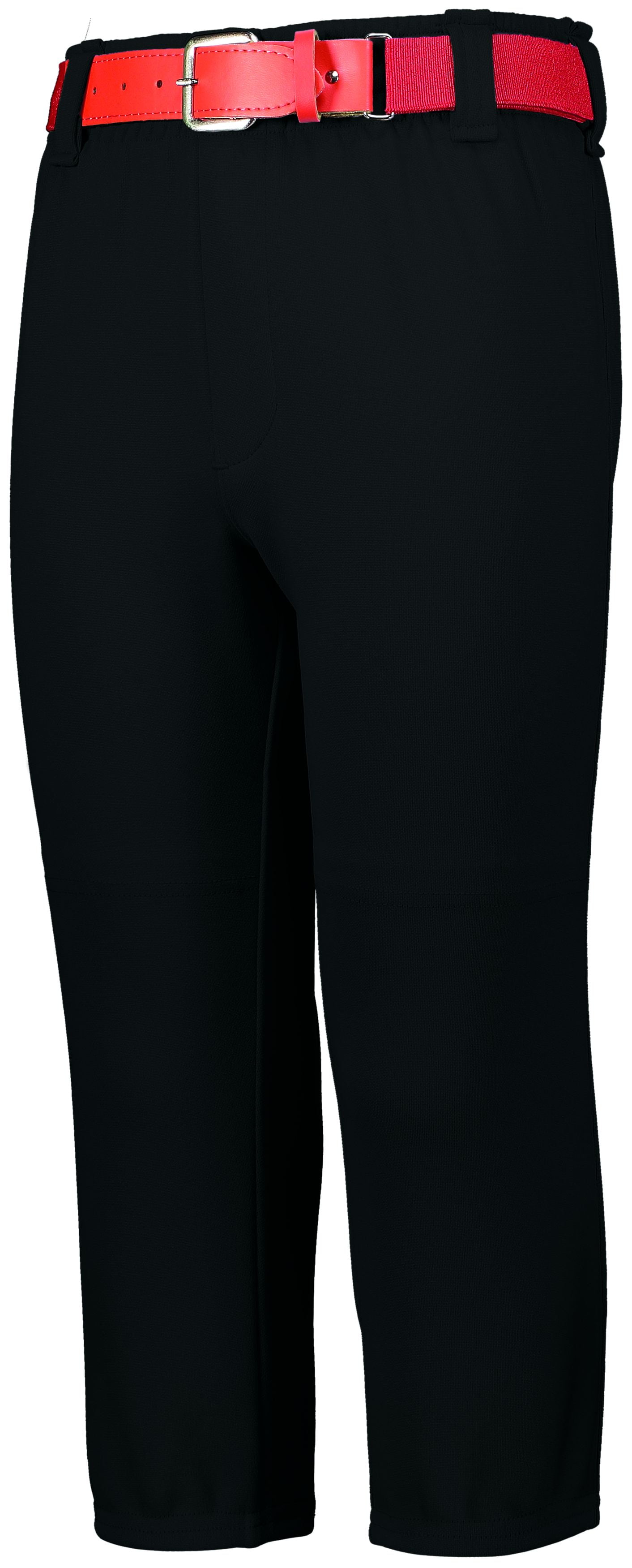 Augusta XL Youth Pull-Up Baseball Pant with Loops Black 1486 - Walmart.com