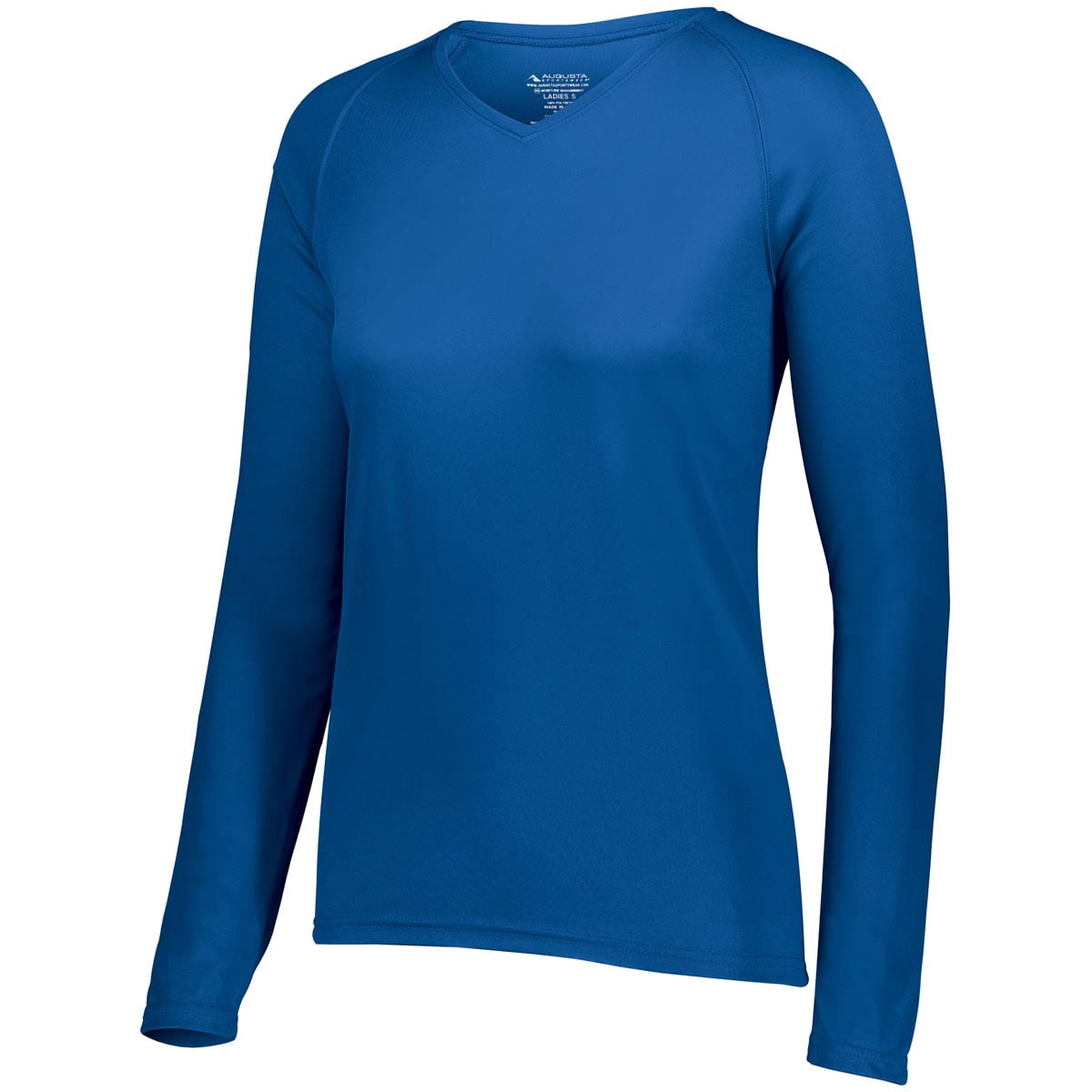 Augusta sportswear Women's Attain Wicking Long Sleeve Shirt - 2797 ...