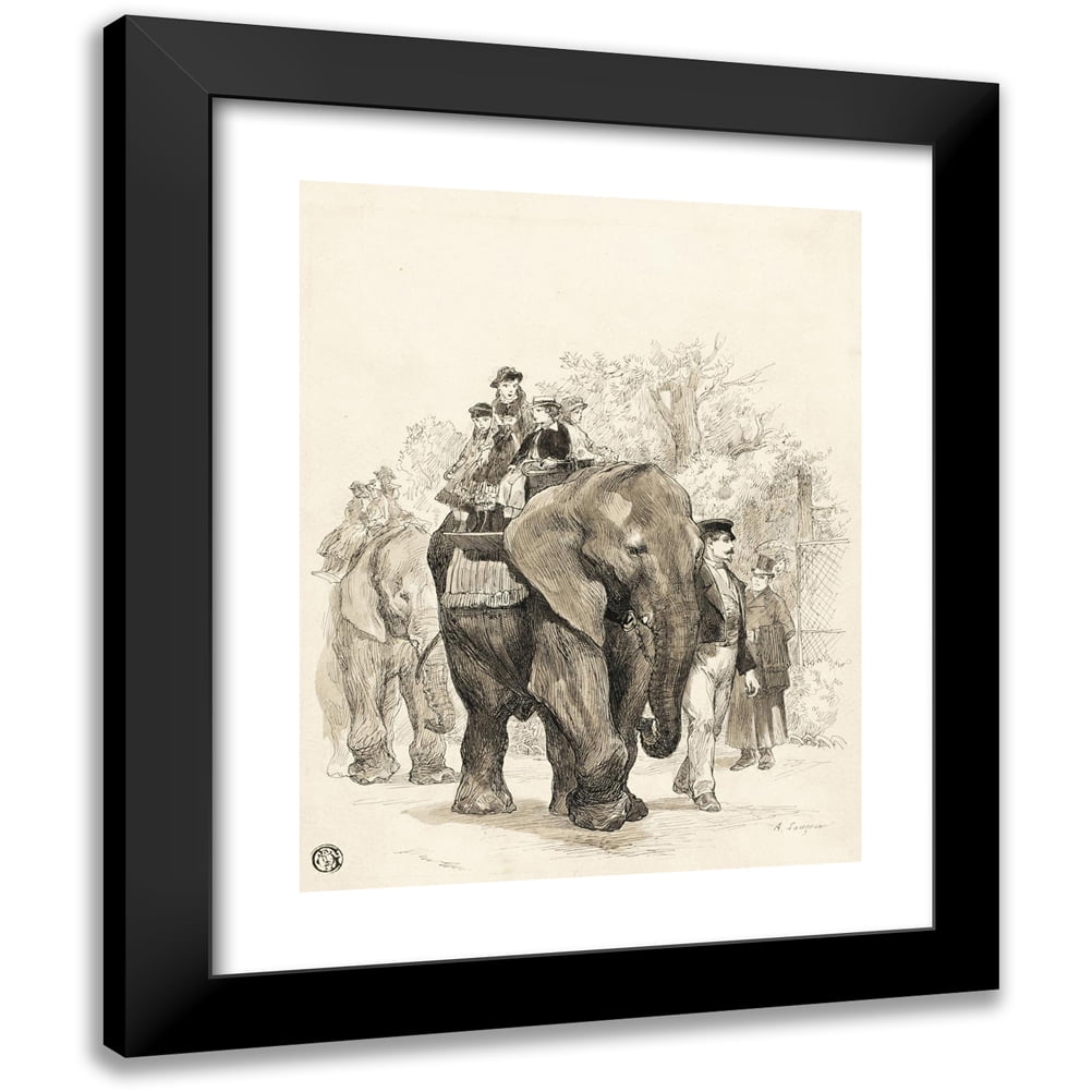 Auguste Andre Lançon 12x14 Black Modern Framed Museum Art Print Titled ...