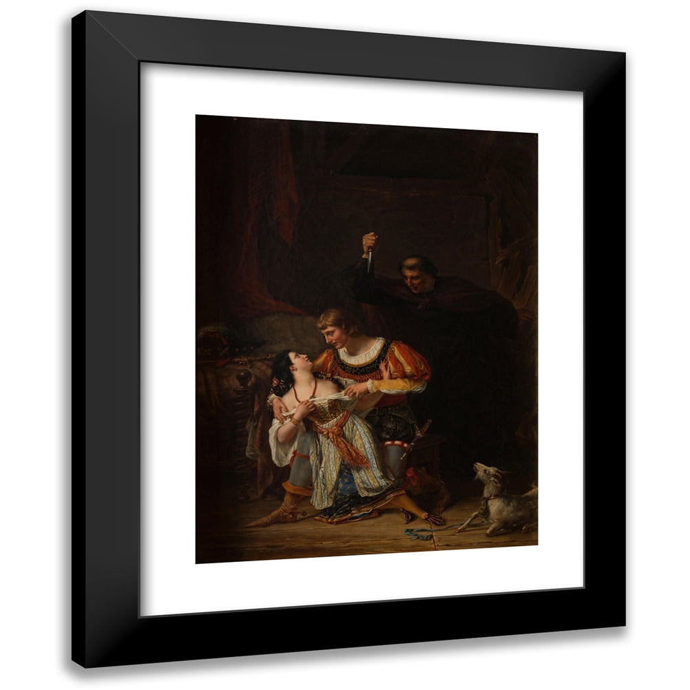 Auguste Couder 11x14 Black Modern Framed Museum Art Print Titled ...