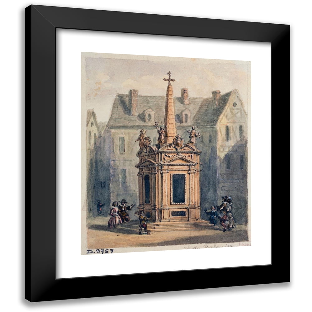 Auguste-Sébastien Bénard 12x14 Black Modern Framed Museum Art Print ...
