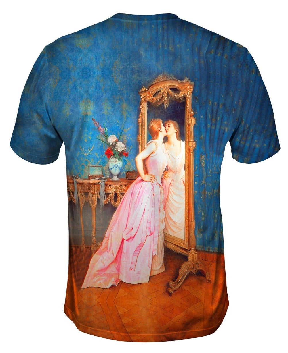 Auguste Toulmouche - Vanity 1890 Mens T-Shirt All Over Print - Walmart.com