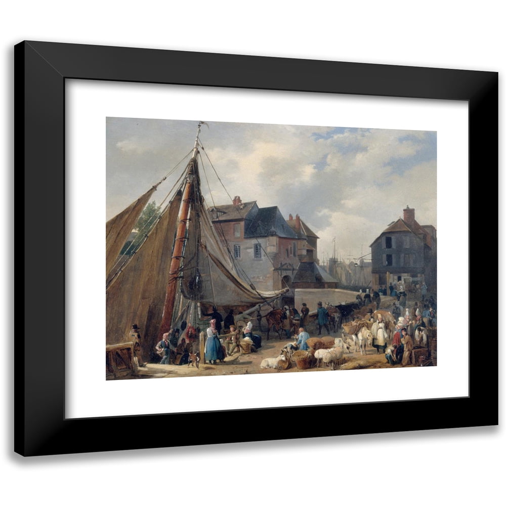 Auguste Xavier Leprince 18x15 Black Modern Framed Museum Art Print ...