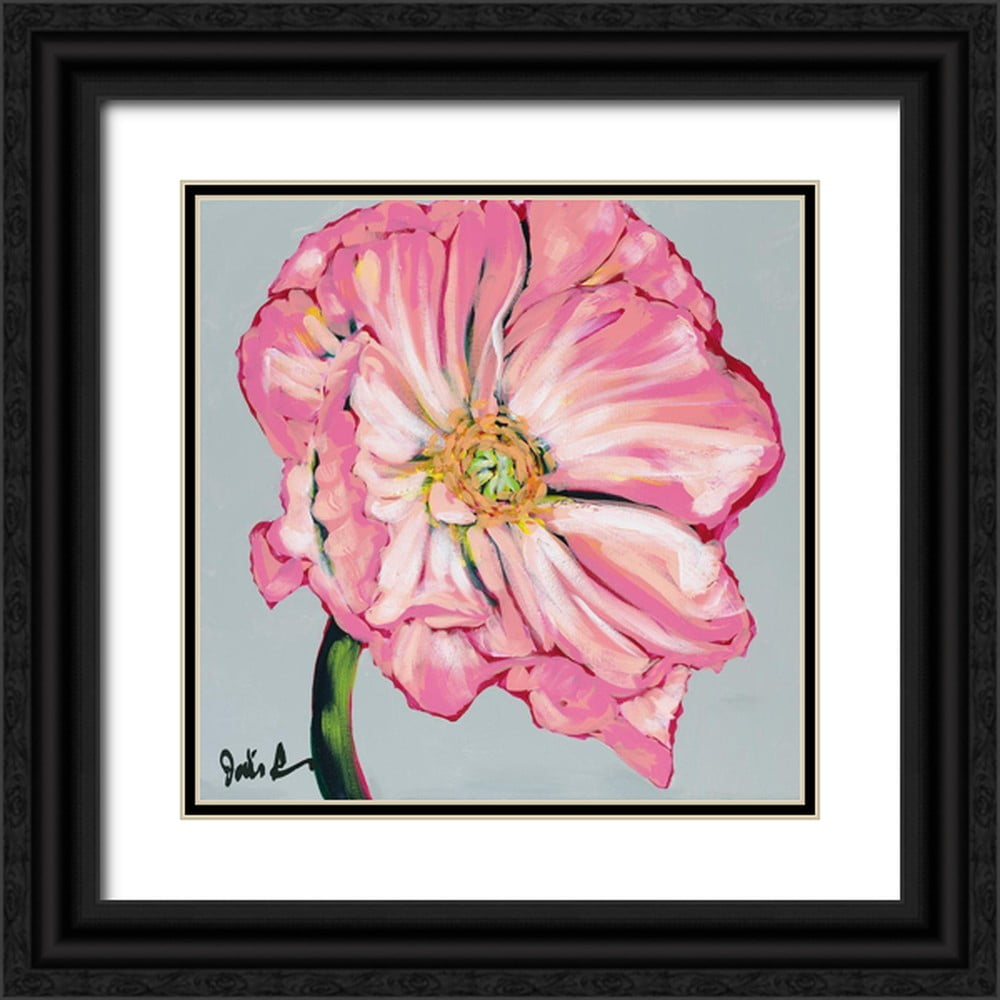 Augustine, Jodi 26x26 Black Ornate Wood Framed with Double Matting ...