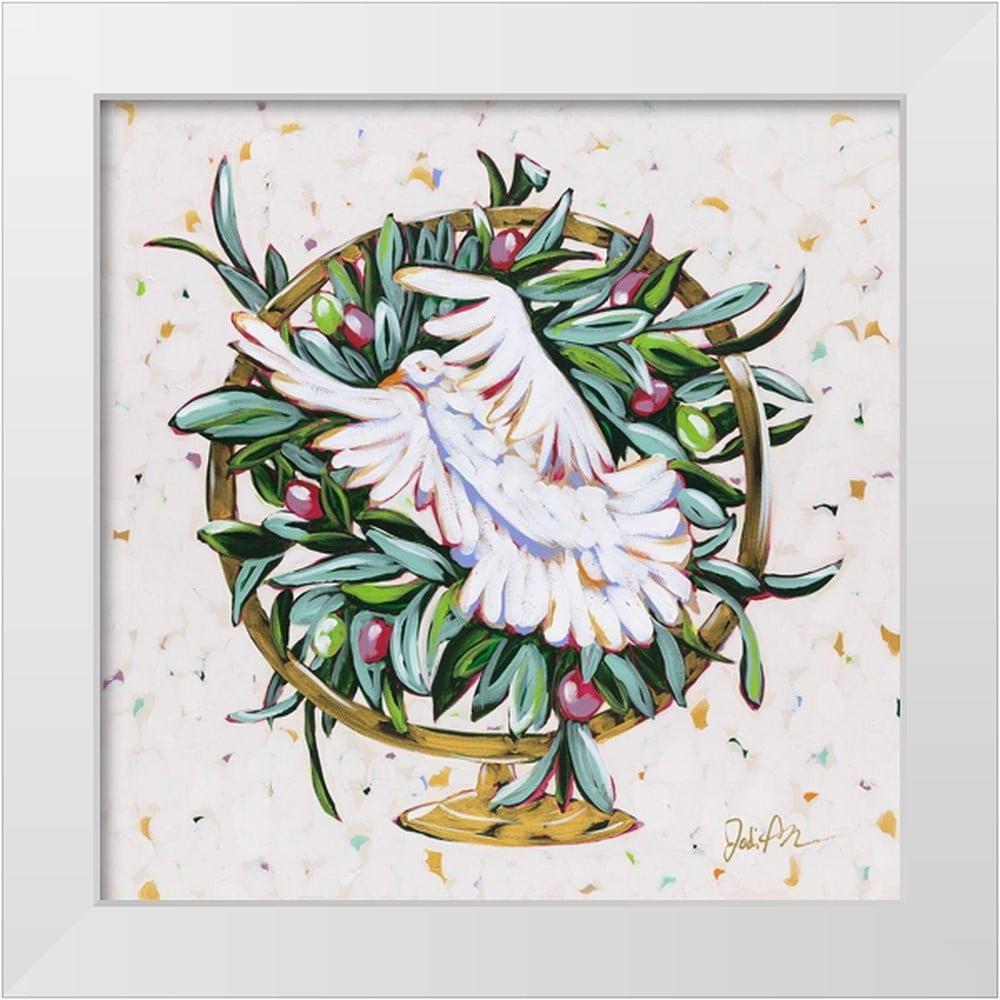 Augustine, Jodi 26x26 White Modern Wood Framed Museum Art Print Titled ...