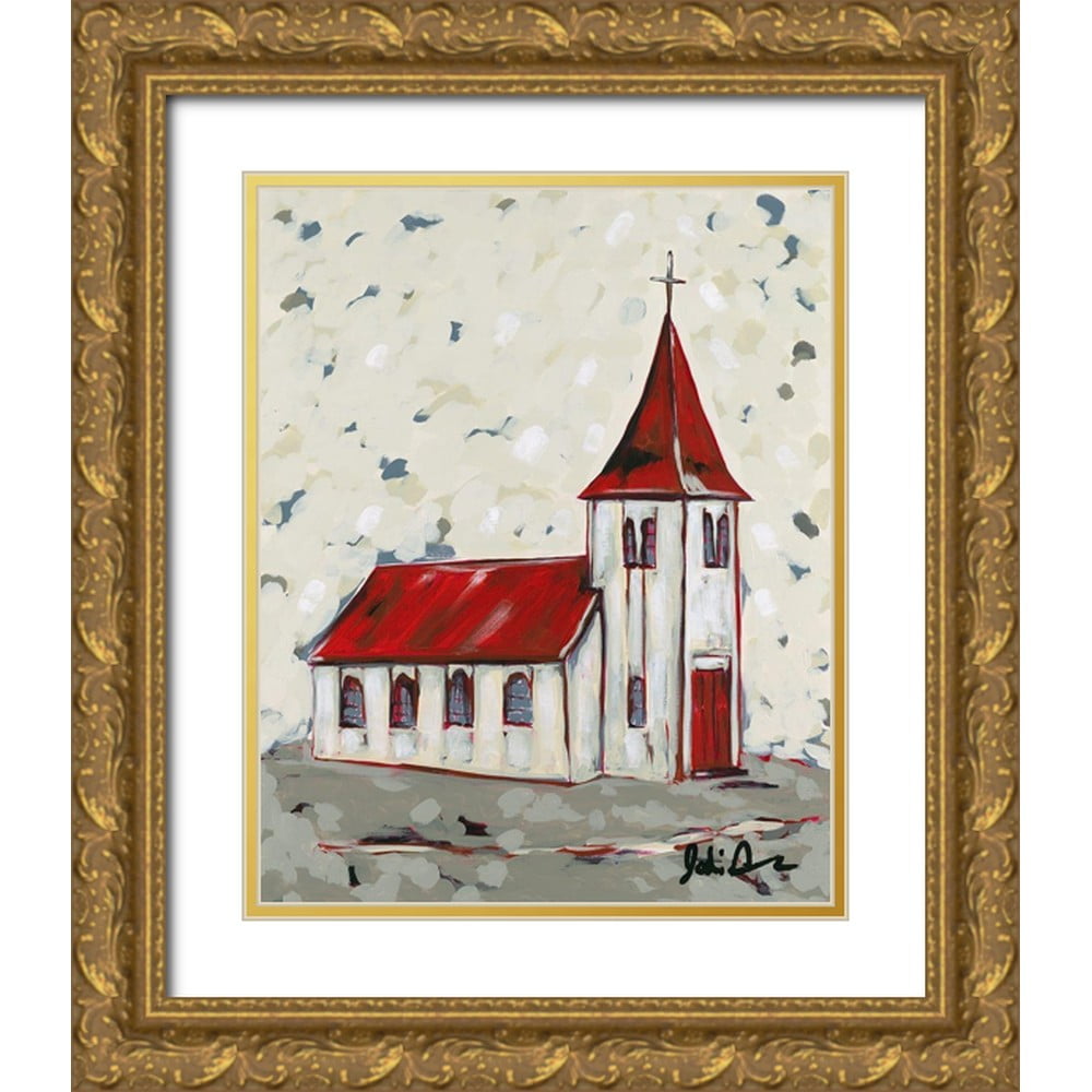 Augustine, Jodi 26x32 Gold Ornate Wood Framed with Double Matting ...