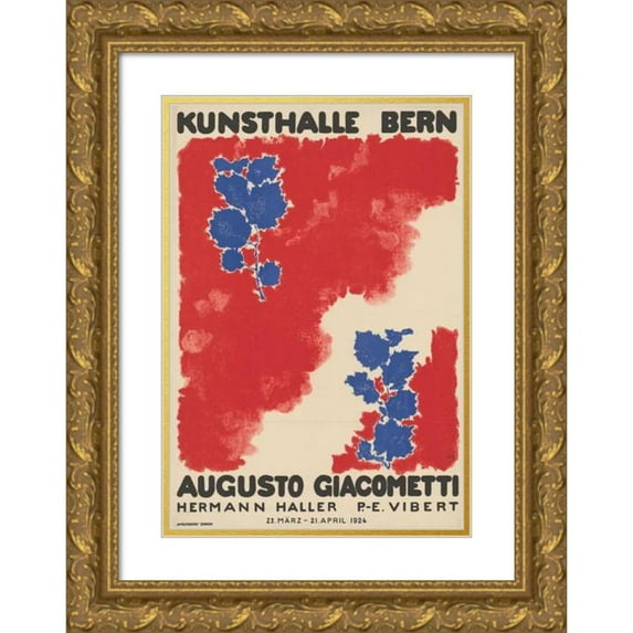 Augusto Giacometti 11x14 Gold Ornate Wood Frame and Double Matted ...