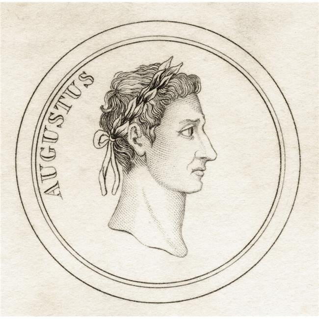 Augustus Born Gaius Octavius Thurinus Known As Gaius Julius Caesar ...