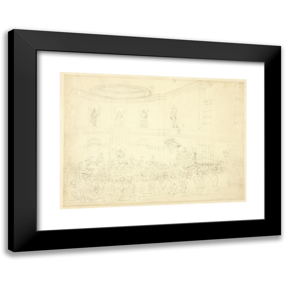 Augustus Charles Pugin 24x19 Black Modern Framed Museum Art Print ...