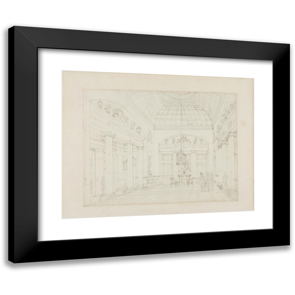 Augustus Charles Pugin 24x19 Black Modern Framed Museum Art Print ...