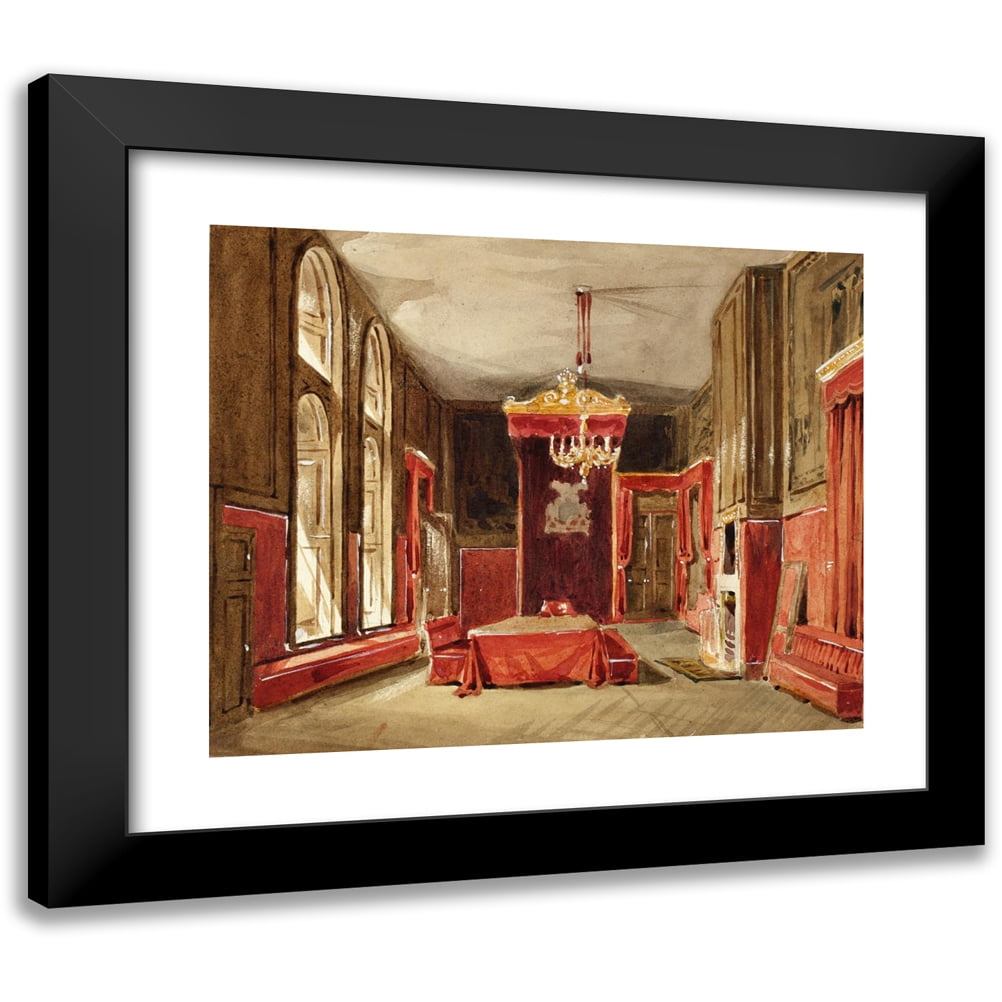 Augustus Charles Pugin 24x20 Black Modern Framed Museum Art Print ...