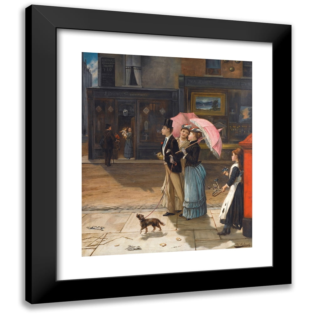 Augustus Edwin Mulready 15x18 Black Modern Framed Museum Art Print ...