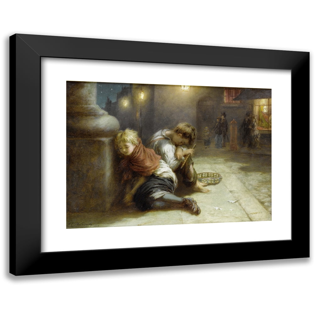 Augustus Edwin Mulready 18x14 Black Modern Framed Museum Art Print ...