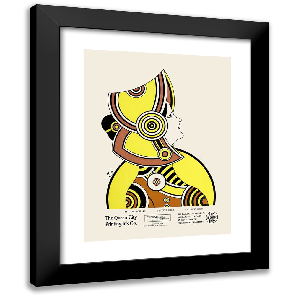 Augustus Jansson 15x18 Black Modern Framed Museum Art Print Titled ...
