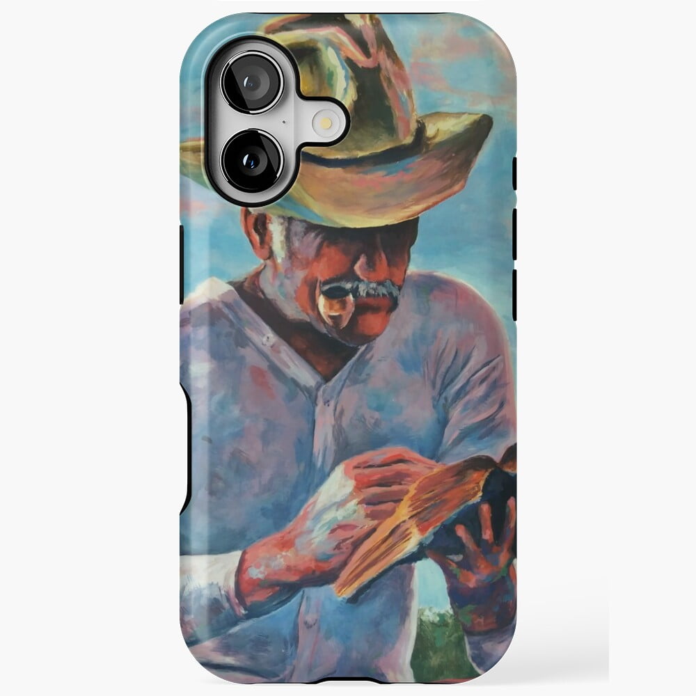Augustus McCrae Reading Bible Western Inspired Cartoon with iPhone 11 ...