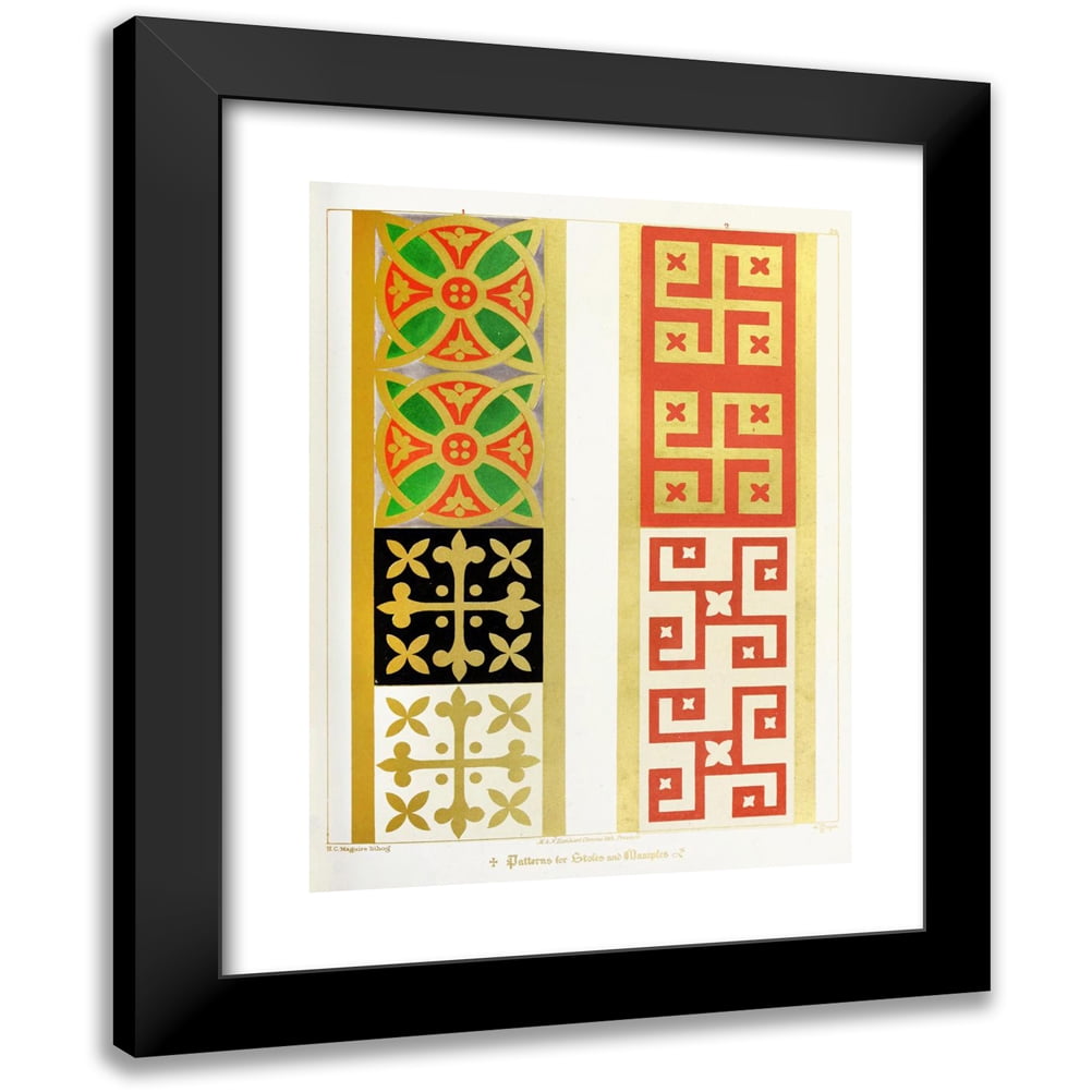 Augustus Pugin 11x14 Black Modern Framed Museum Art Print Titled ...
