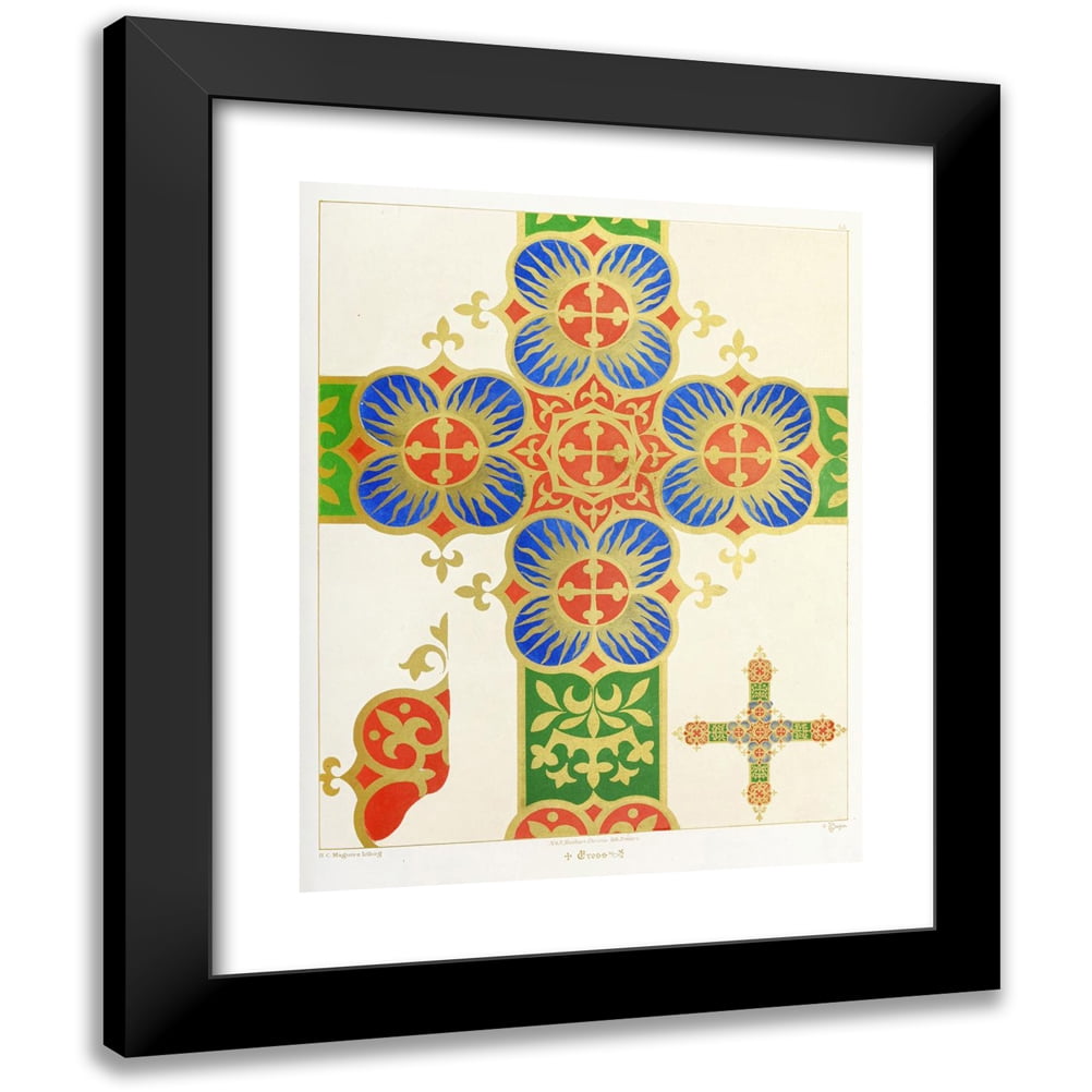 Augustus Pugin 12x14 Black Modern Framed Museum Art Print Titled - A ...