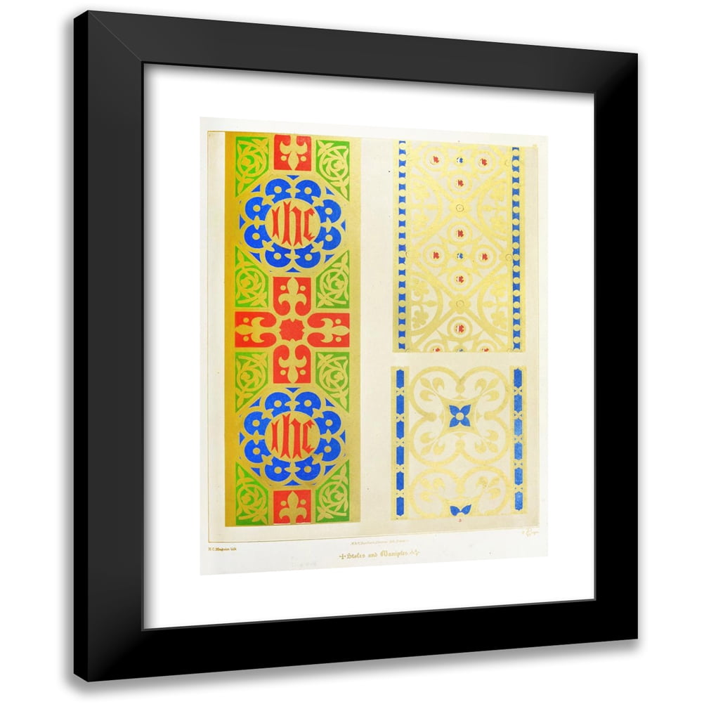 Augustus Pugin 14x18 Black Modern Framed Museum Art Print Titled ...