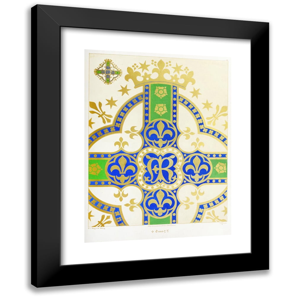 Augustus Pugin 19x24 Black Modern Framed Museum Art Print Titled - A ...
