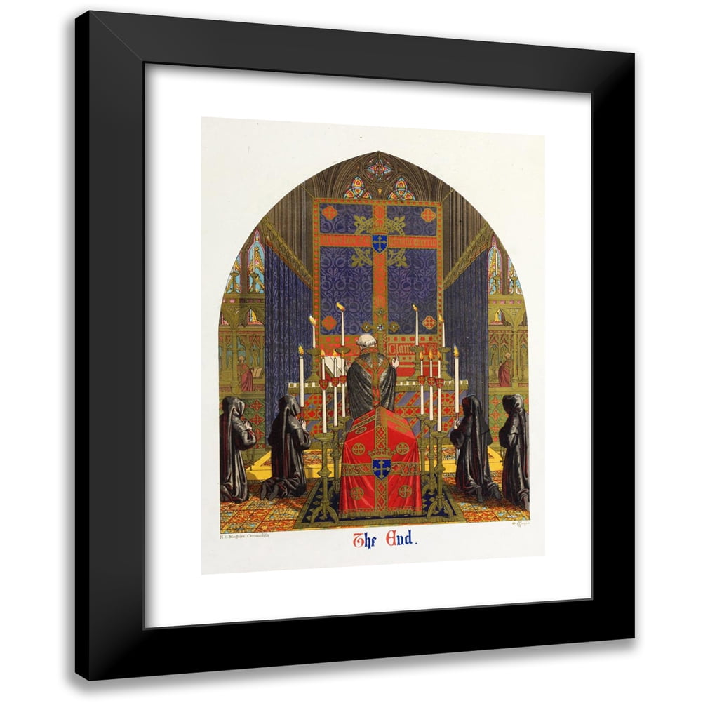 Augustus Pugin 19x24 Black Modern Framed Museum Art Print Titled - An ...