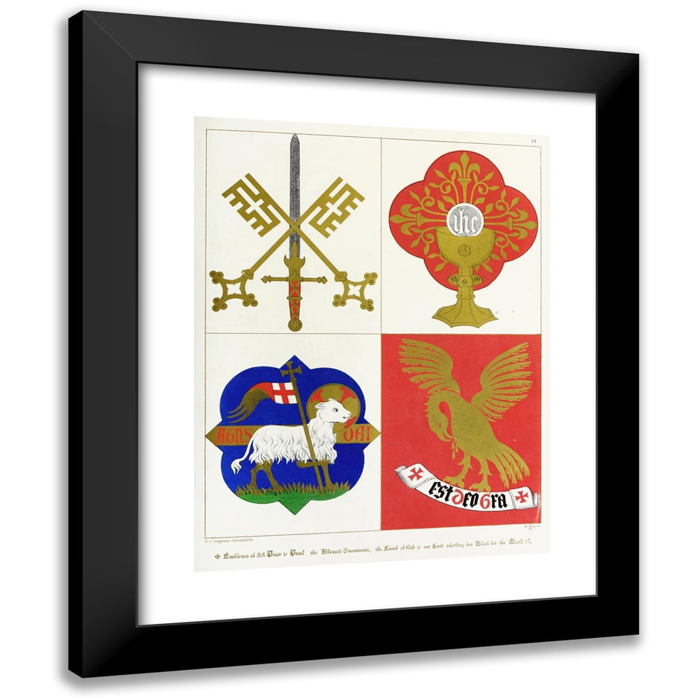 Augustus Pugin 19x24 Black Modern Framed Museum Art Print Titled ...