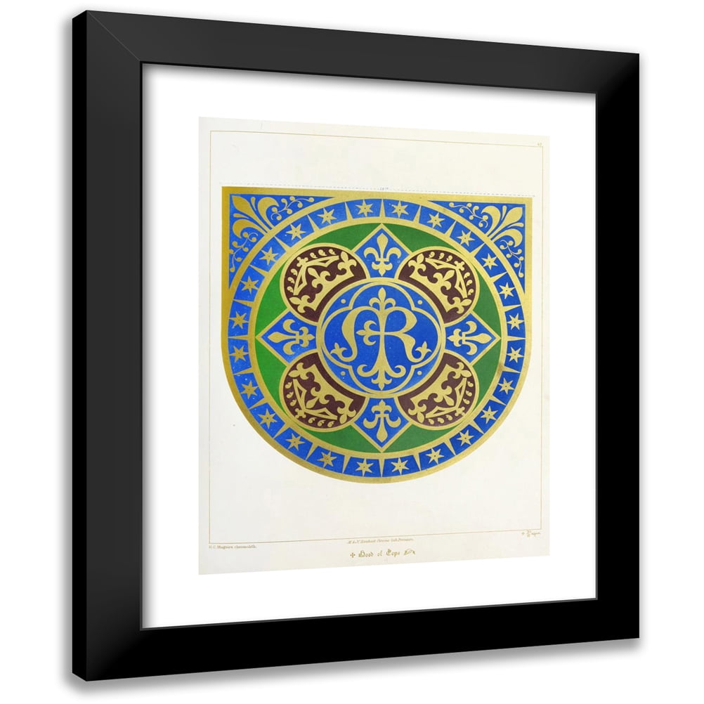 Augustus Pugin 19x24 Black Modern Framed Museum Art Print Titled - Hood ...