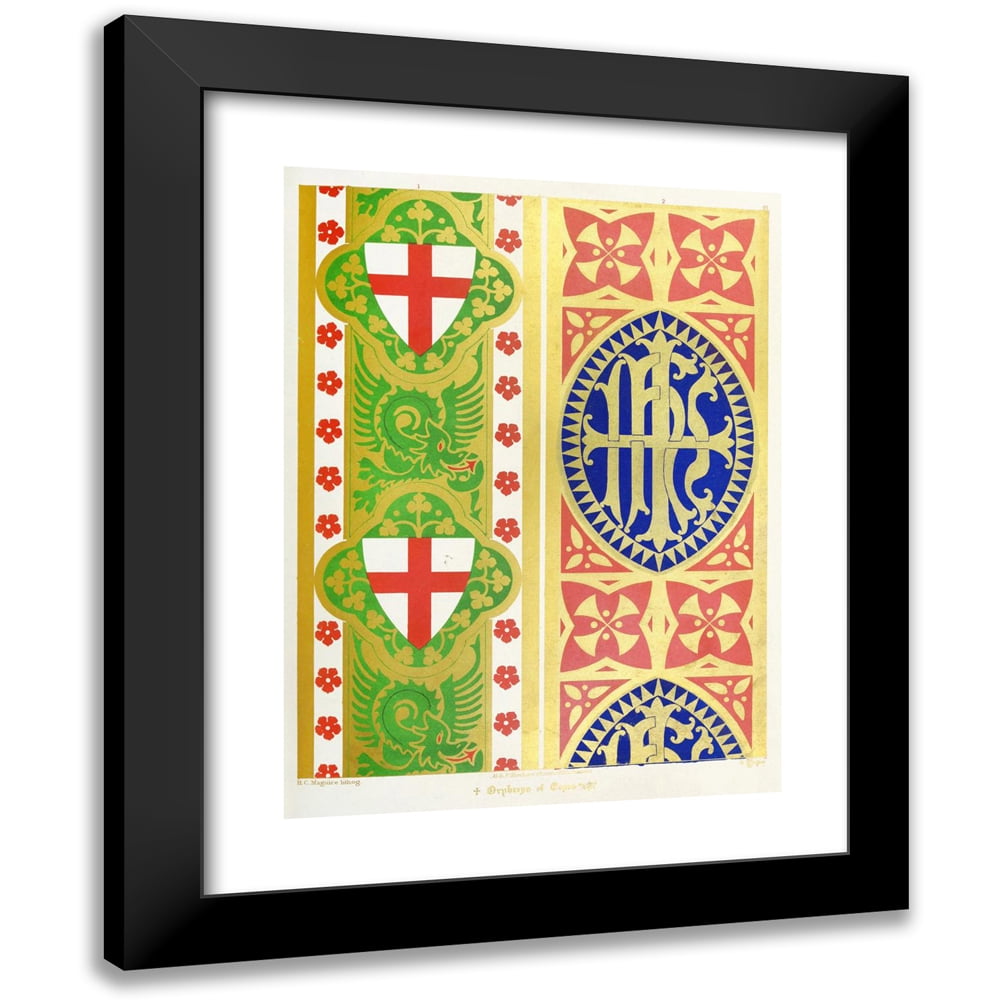 Augustus Pugin 19x24 Black Modern Framed Museum Art Print Titled ...