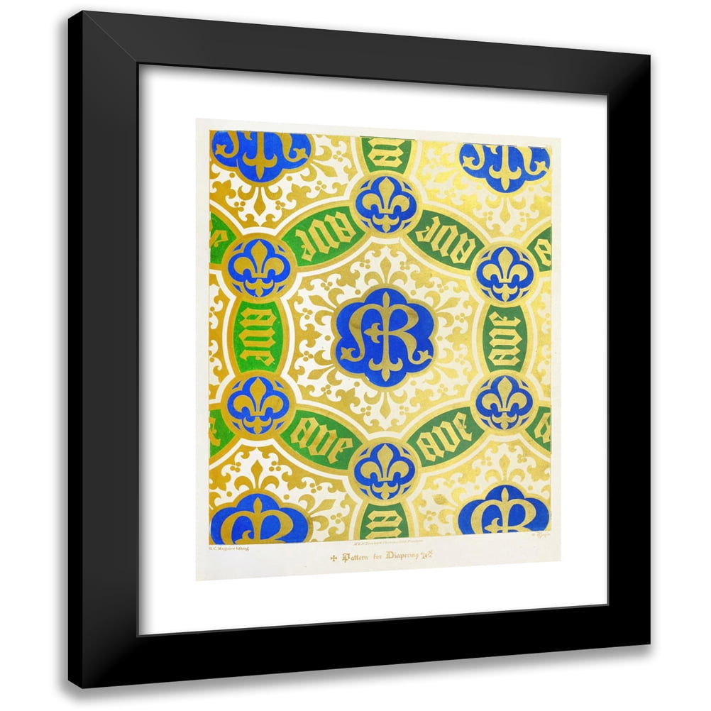 Augustus Pugin 19x24 Black Modern Framed Museum Art Print Titled ...