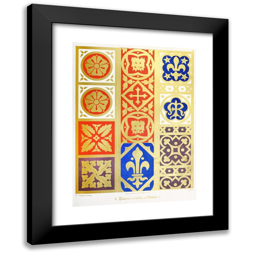Augustus Pugin 19x24 Black Modern Framed Museum Art Print Titled ...