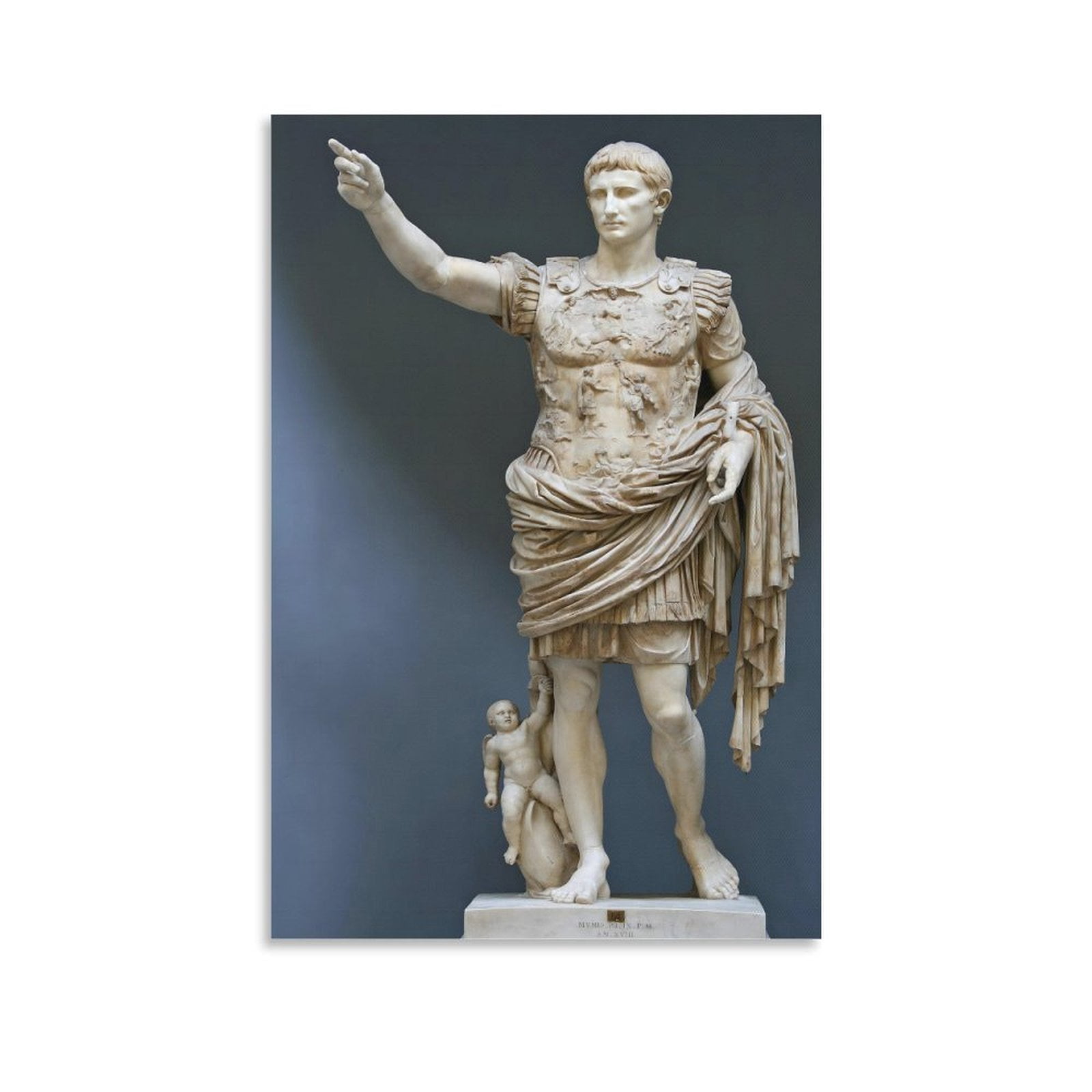 Augustus Statue Poster Poster Decorative Painting Canvas Wall Art ...