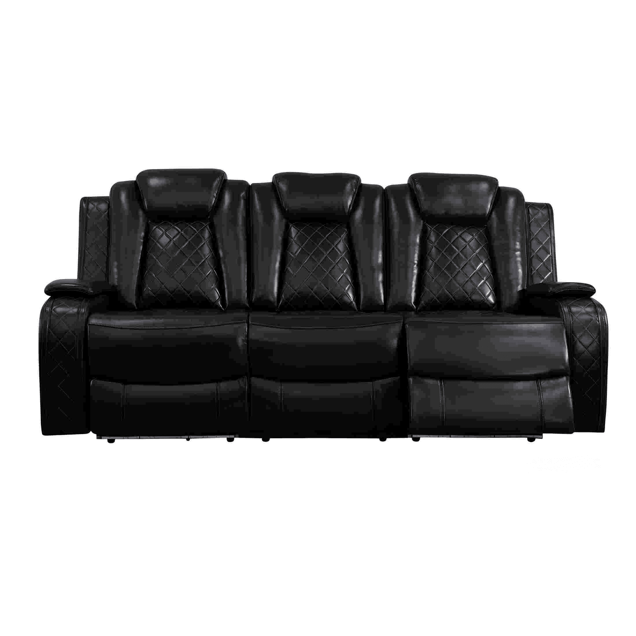 Aukfa 3 Pieces Power Recliner Sofa Couch with Wireless Charging and ...