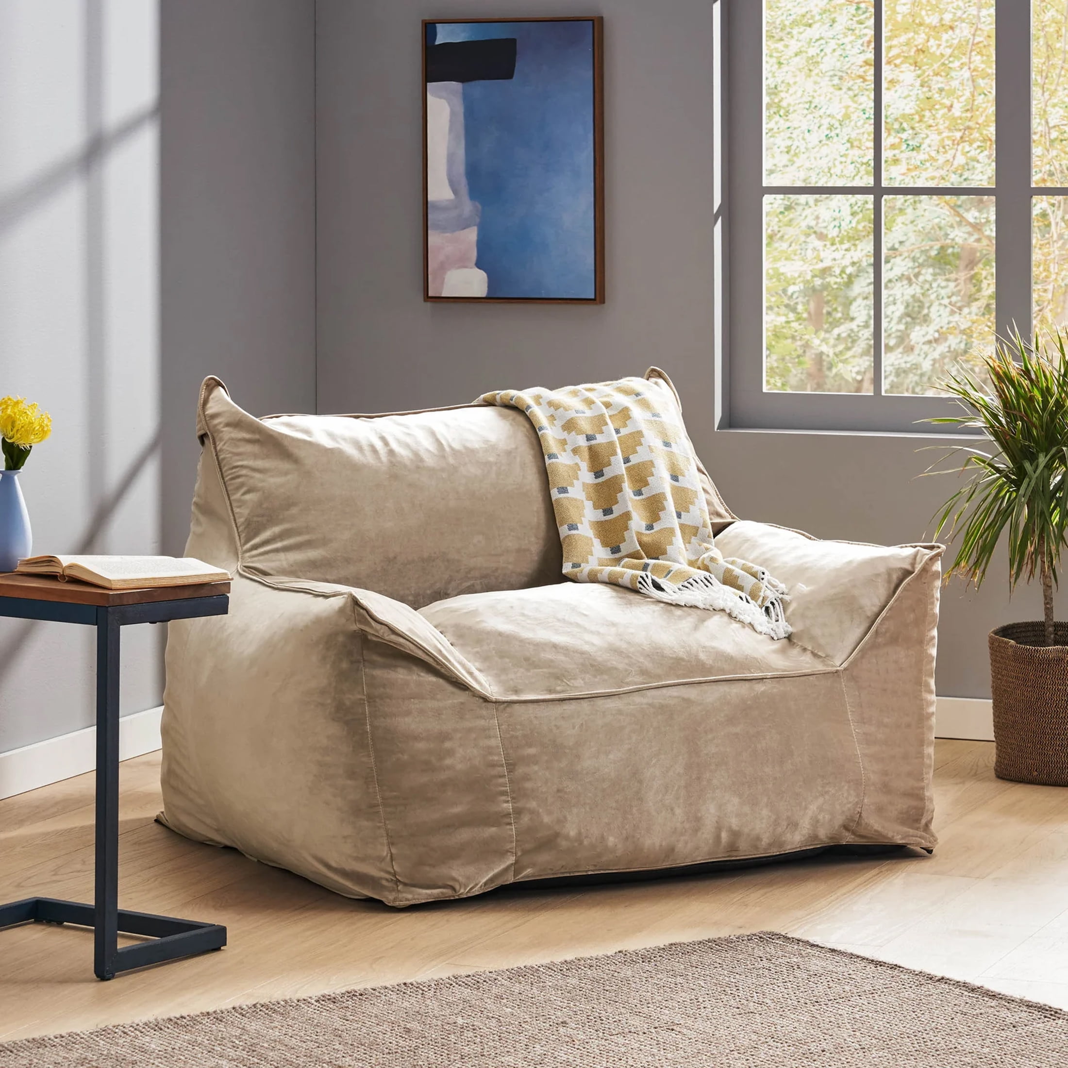 Aukfa Bean Bag Chair - Cozy Lounger for Adults Kids - Walmart.com