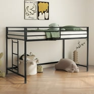 Powell Twin Loft Bed with Study and Basketball Hoop, Blue - Walmart.com