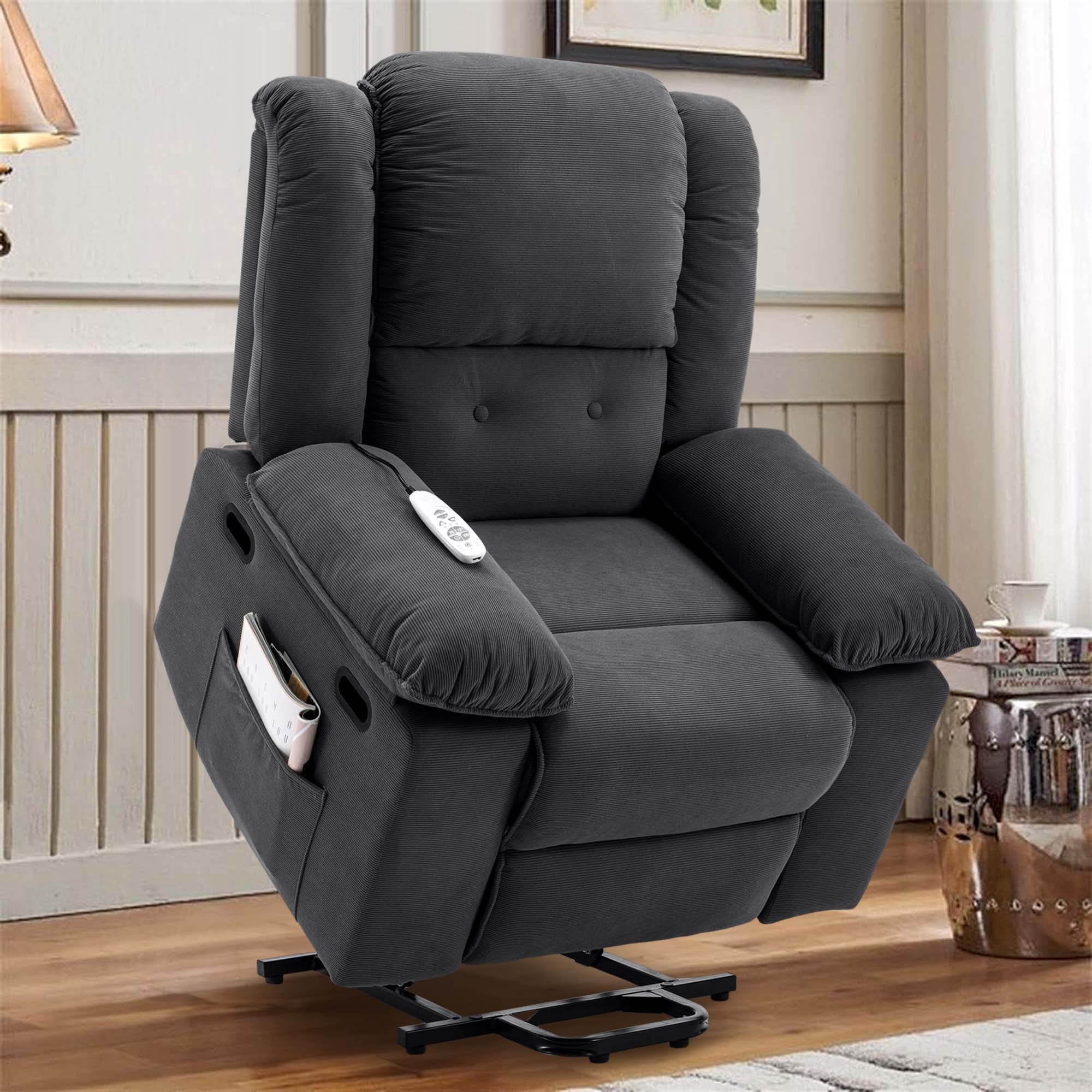 Aukfa Power Lift Chairs Recliners with Massage and Heated,Single Sofa ...