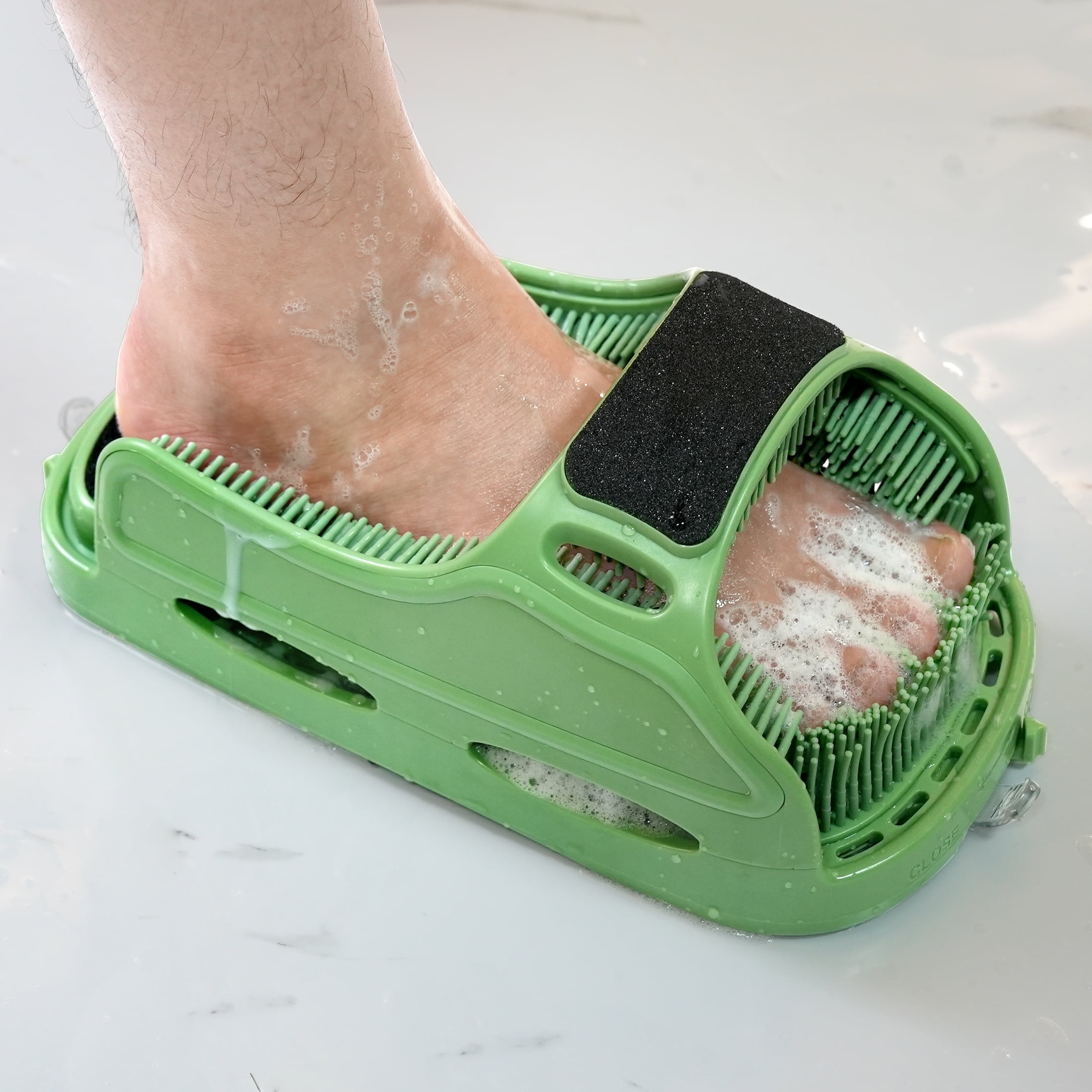 Aukfa Shower Foot Scrubber, Non-Slip Foot Washer Care for Exfoliating ...