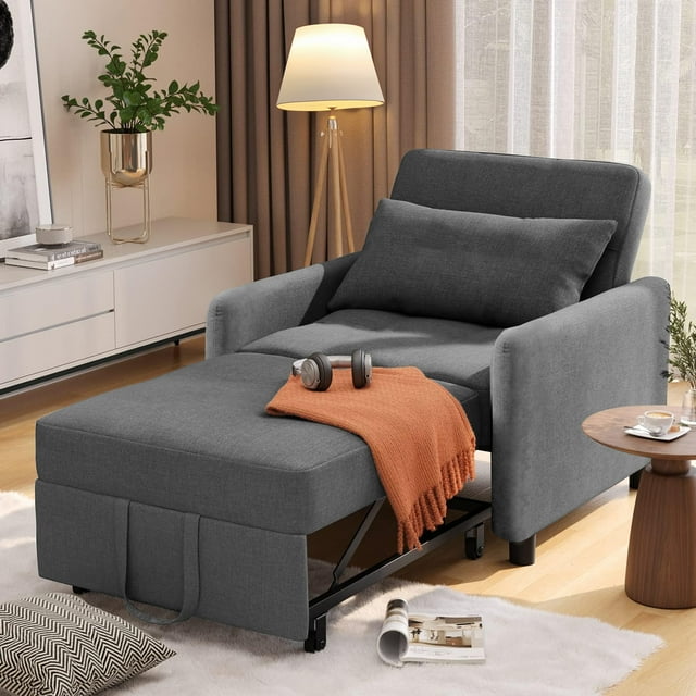 Free Shipping! Aukfa Sofa Bed, 36" Wide Convertible Chaise Futon for ...
