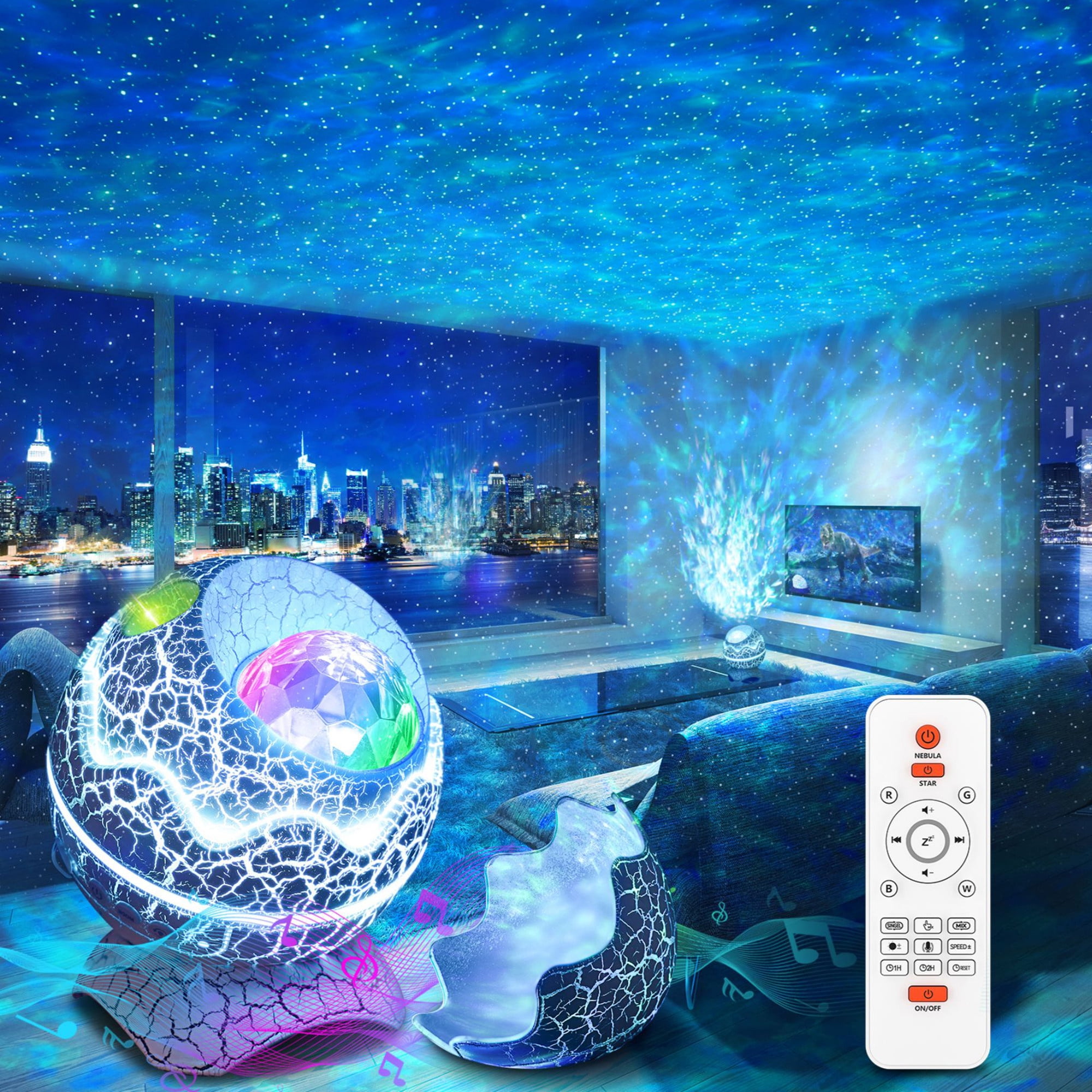 Aukfa Star Projector, Galaxy Projector Night Light for Bedroom, Home ...