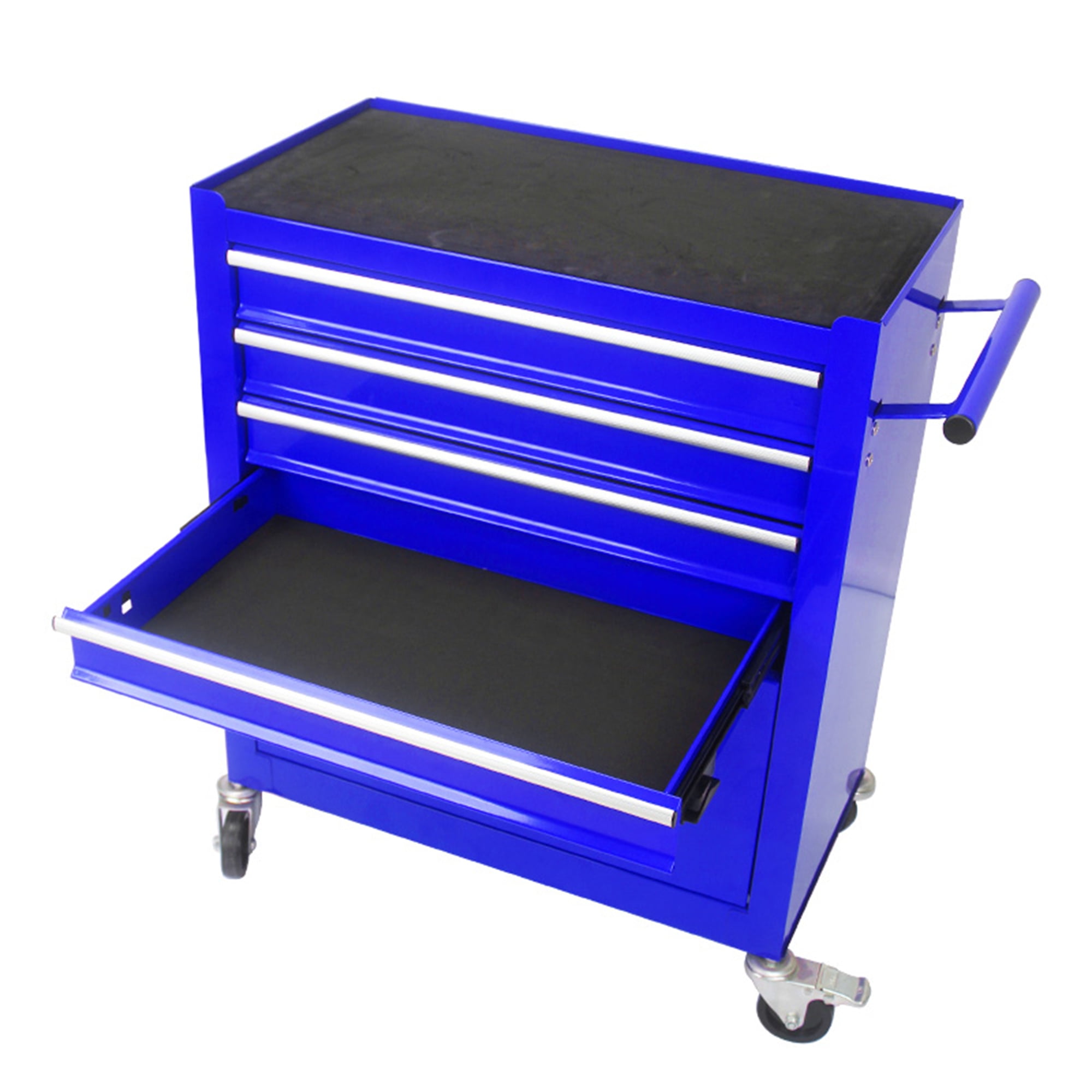 Aukfa Tool Chest, 24.5 in Steel Rolling Tool Box & Cabinet On Wheels ...