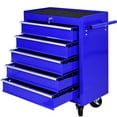 Aukfa Tool Chest, 5-Drawer Steel Rolling Tool Box on Wheels for ...