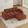 Aukfa Velvet Tufted Modular Sectional Sofa, 80" L-Shaped Boneless Couch ...