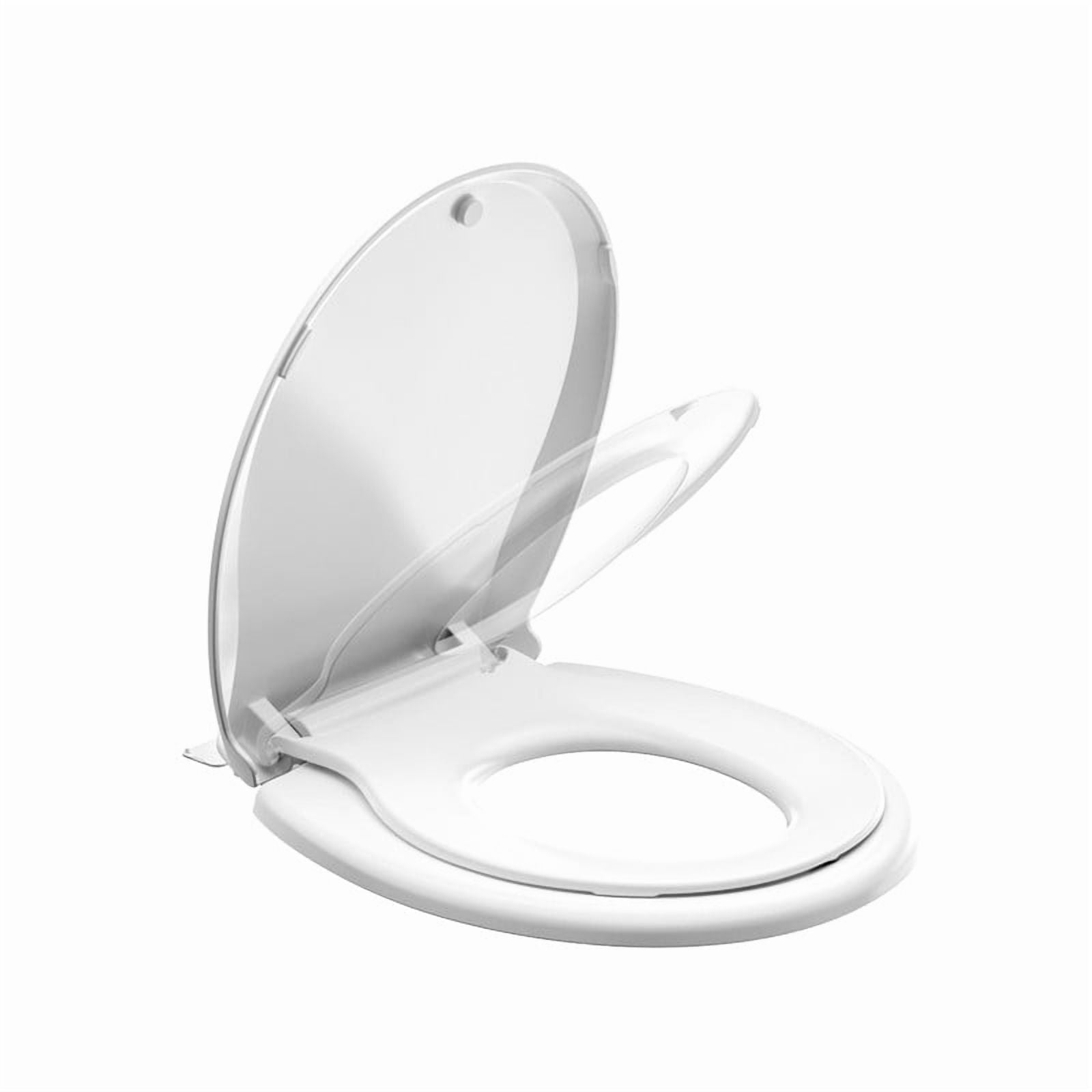 Auktopt Round Toilet Seat with Built in Toddler Potty Training Toilet ...