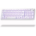 Aula F99 Pro Silent Mechanical Keyboard with Knob,Tri-Mode 2.4GHz/BT5.0 ...